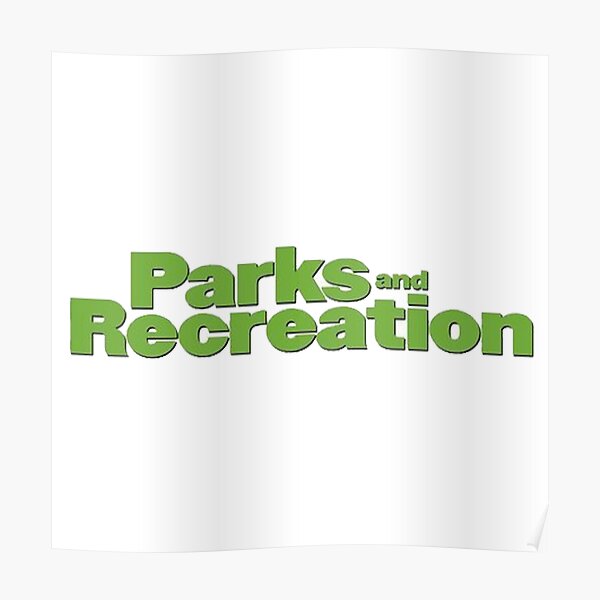"Parks and Rec logo" Poster for Sale by Mikepool | Redbubble