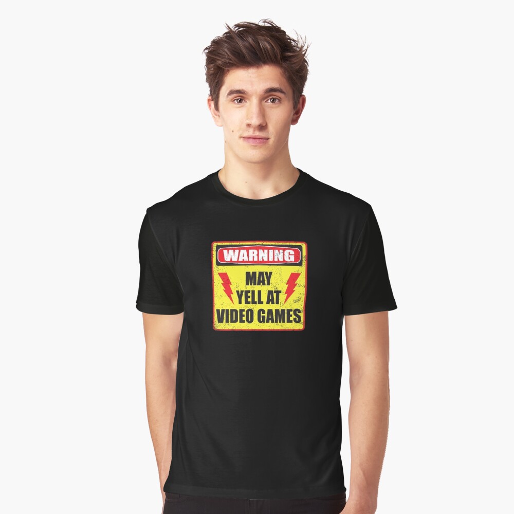 "Gamer Warning" Sticker for Sale by buzatron | Redbubble