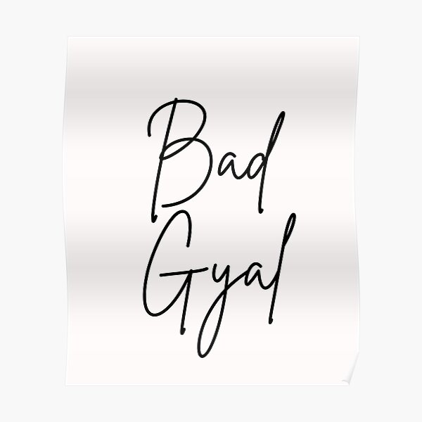 Pósters: Bad Gyal | Redbubble