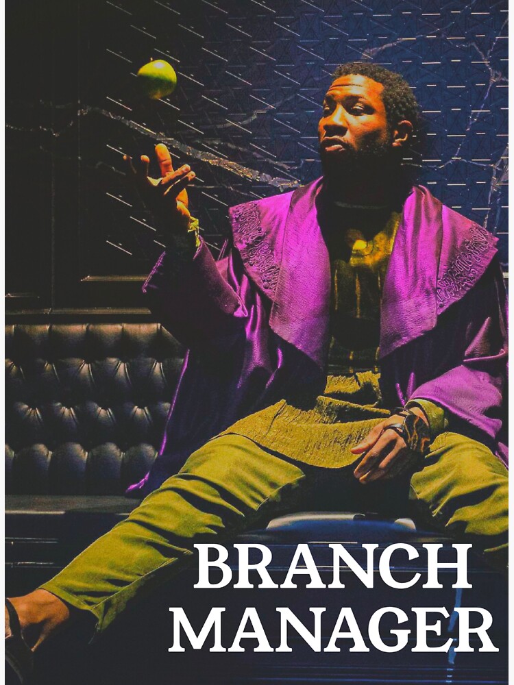 He Who Remains” Branch Manager" Sticker for Sale by SexyFamilyMG ...