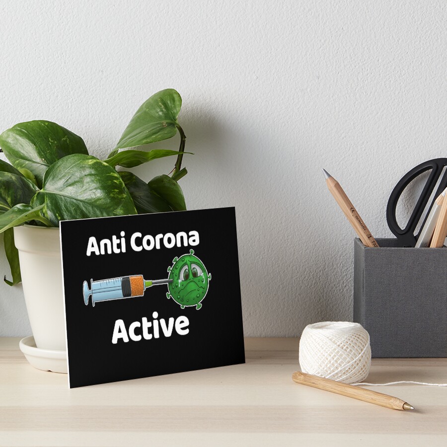 Lámina rígida «divertido covid19 virus covid corona vacuna vacunación ...