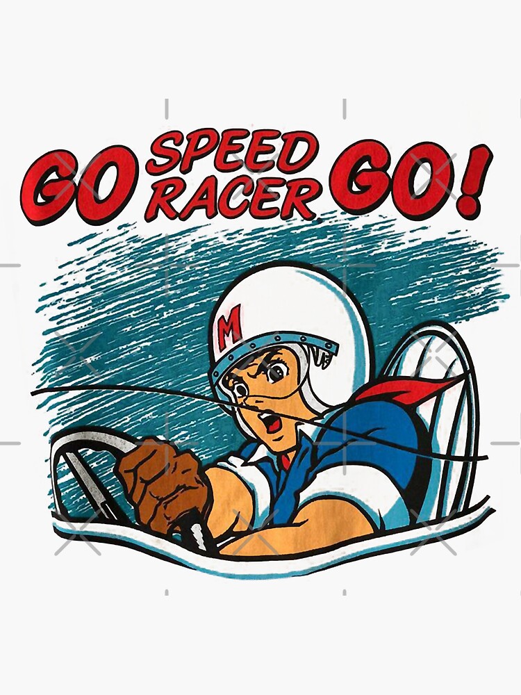 "Gifts For Men Speed Racer Movievintage Christmas" Sticker for Sale by ...