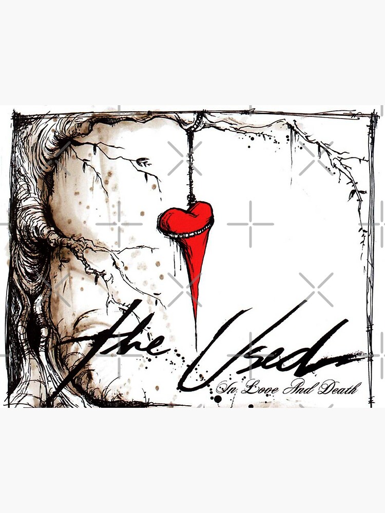 "the used band logo band" Sticker for Sale by sulrik9 | Redbubble