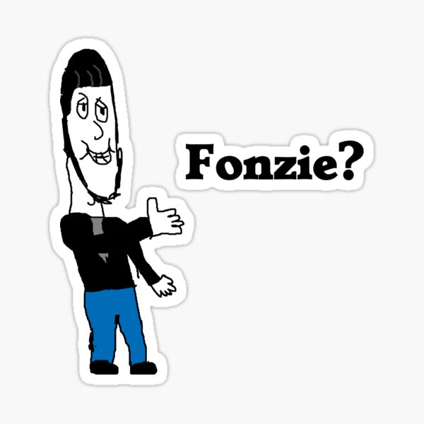 Fonzie Stickers | Redbubble