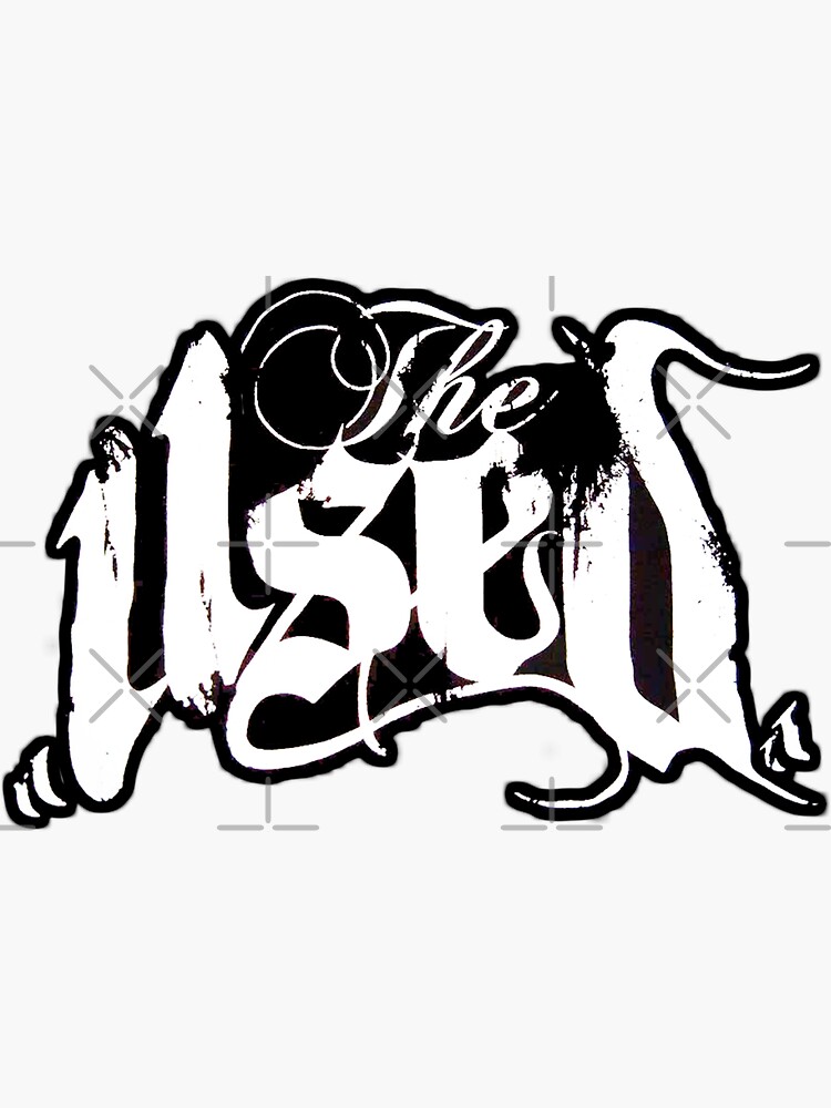 "the used band logo band" Sticker by sulrik9 | Redbubble
