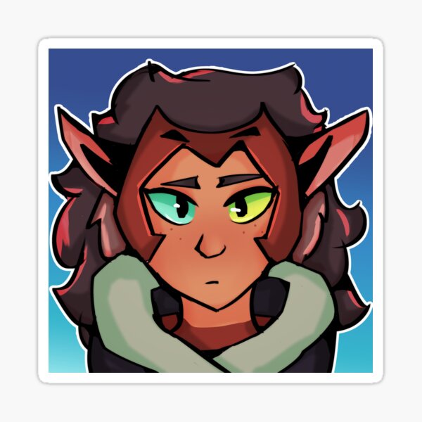 "snow outfit catra" Sticker by Riptide-SD | Redbubble
