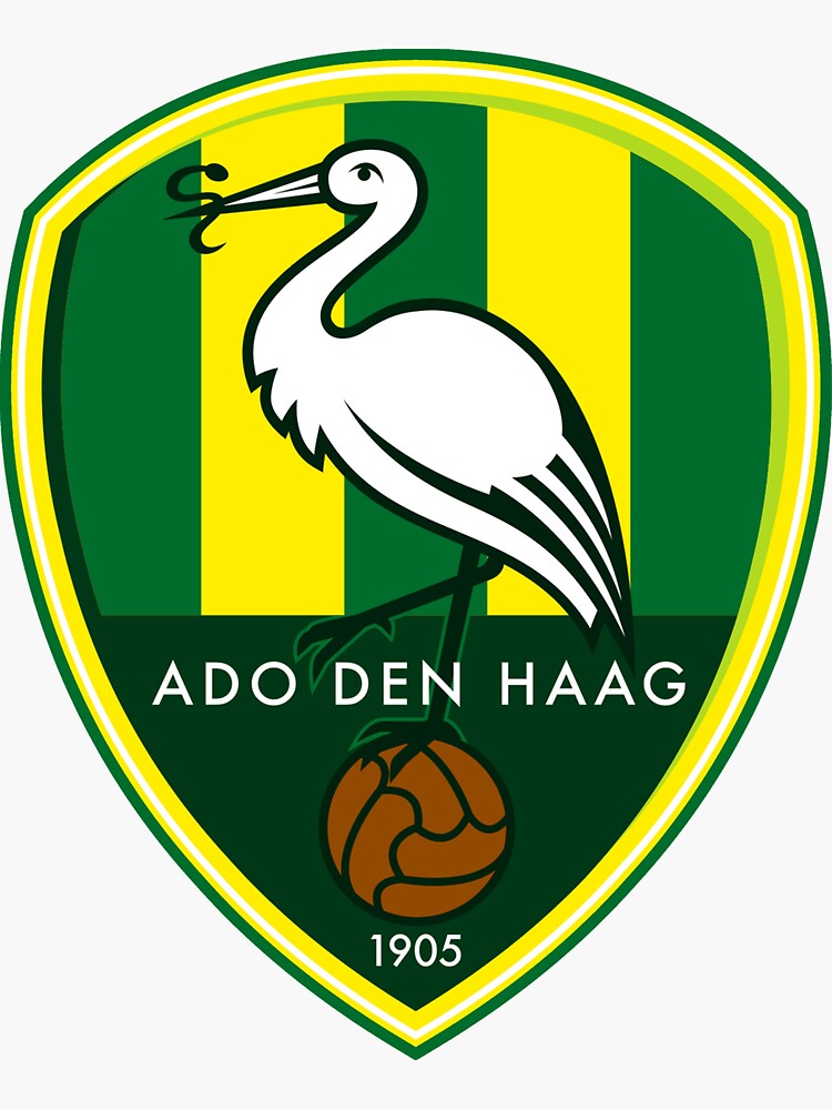 "FC-ADO DEN HAAG LOGO" Sticker for Sale by danibasuki | Redbubble