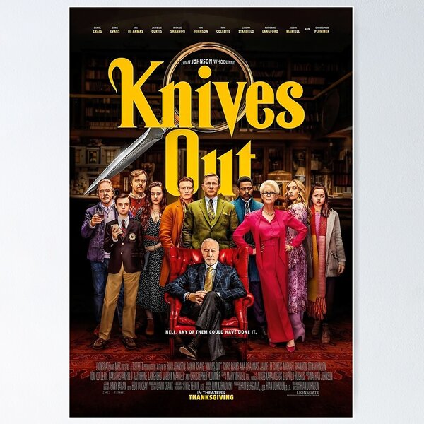 "Knives Out" Poster for Sale by bryantgreen | Redbubble