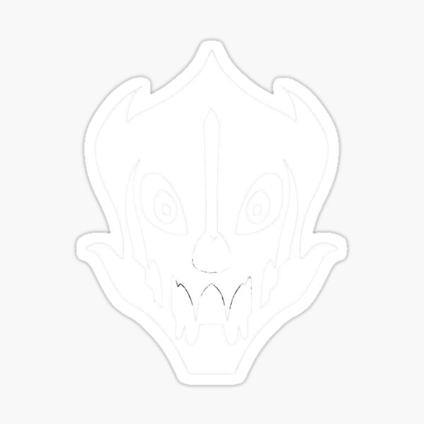 "Gaster White Calavera" Sticker for Sale by JoseAguilar-m | Redbubble