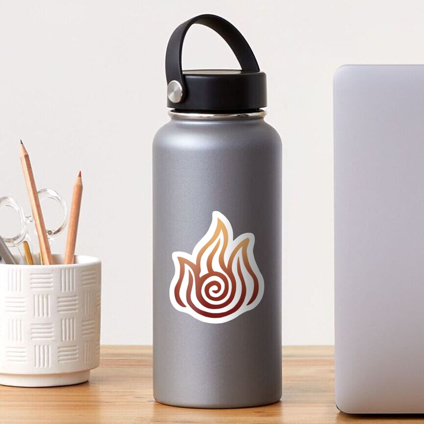 "Avatar Fire Bending Symbol" Sticker for Sale by madebyeva | Redbubble