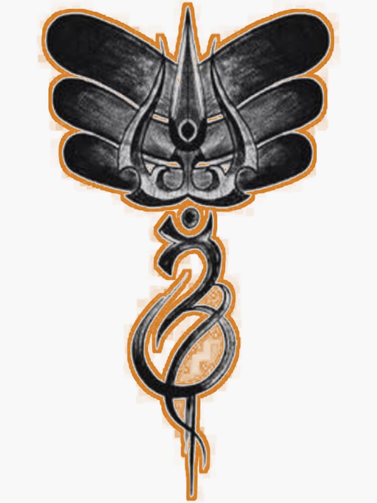 "Trishul stuker" Sticker for Sale by Omprakash1700 | Redbubble