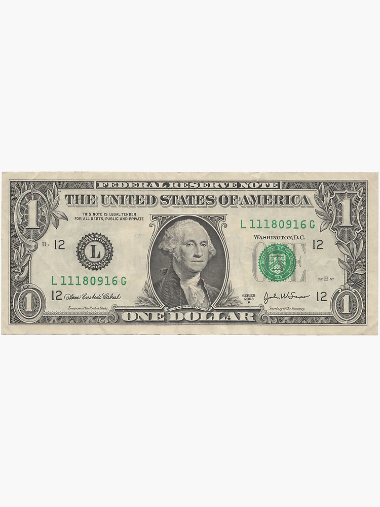 "dolar" Sticker by theReagster | Redbubble