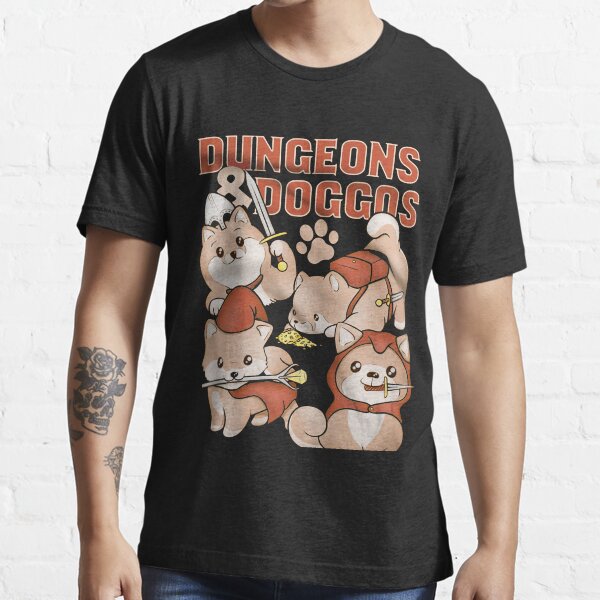 "Dungeons & Doggos dnd" T-shirt for Sale by ShoppACCwds | Redbubble ...