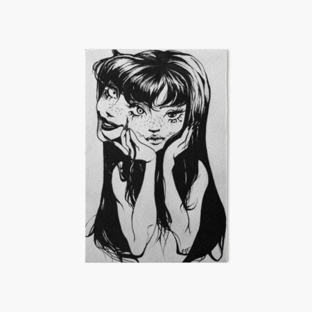 "Junji Ito Tomie Remastered" Art Board Print for Sale by LaurenTangArt ...