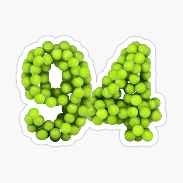 "Tennis Player Number 94 - Tennis Sports ninety-four Game Set Match 94 ...