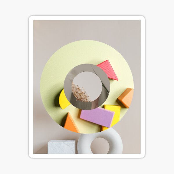 "Split art" Sticker for Sale by asiomazes | Redbubble