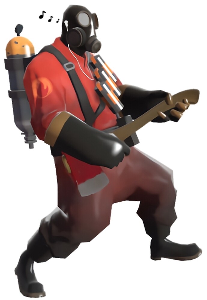 "Team Fortress 2 Pyro" by ThExRedPanda | Redbubble