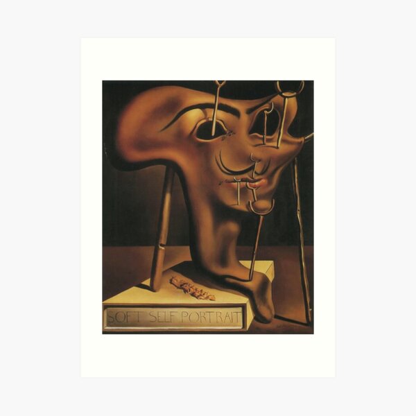 "Soft Self-Portrait with Fried Bacon, 1941 by Salvador Dali" Art Print ...