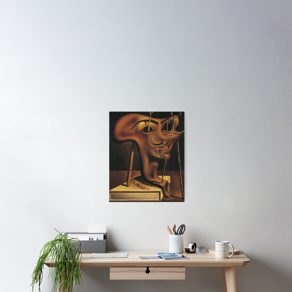 "Soft Self-Portrait with Fried Bacon, 1941 by Salvador Dali" Poster by ...