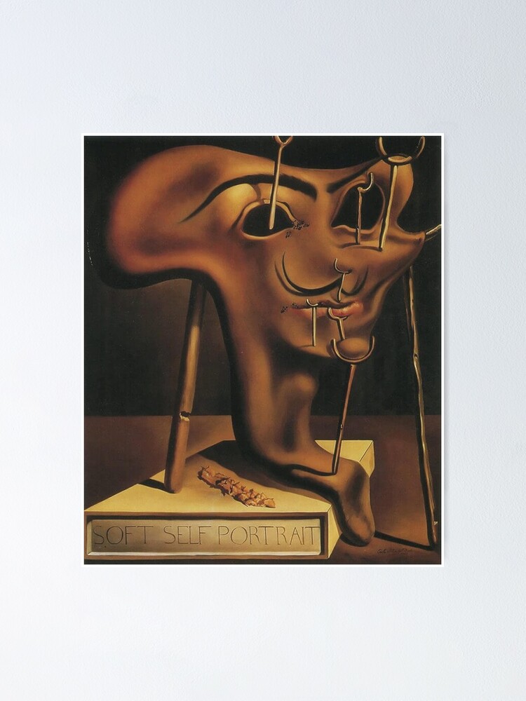 "Soft Self-Portrait with Fried Bacon, 1941 by Salvador Dali" Poster by ...