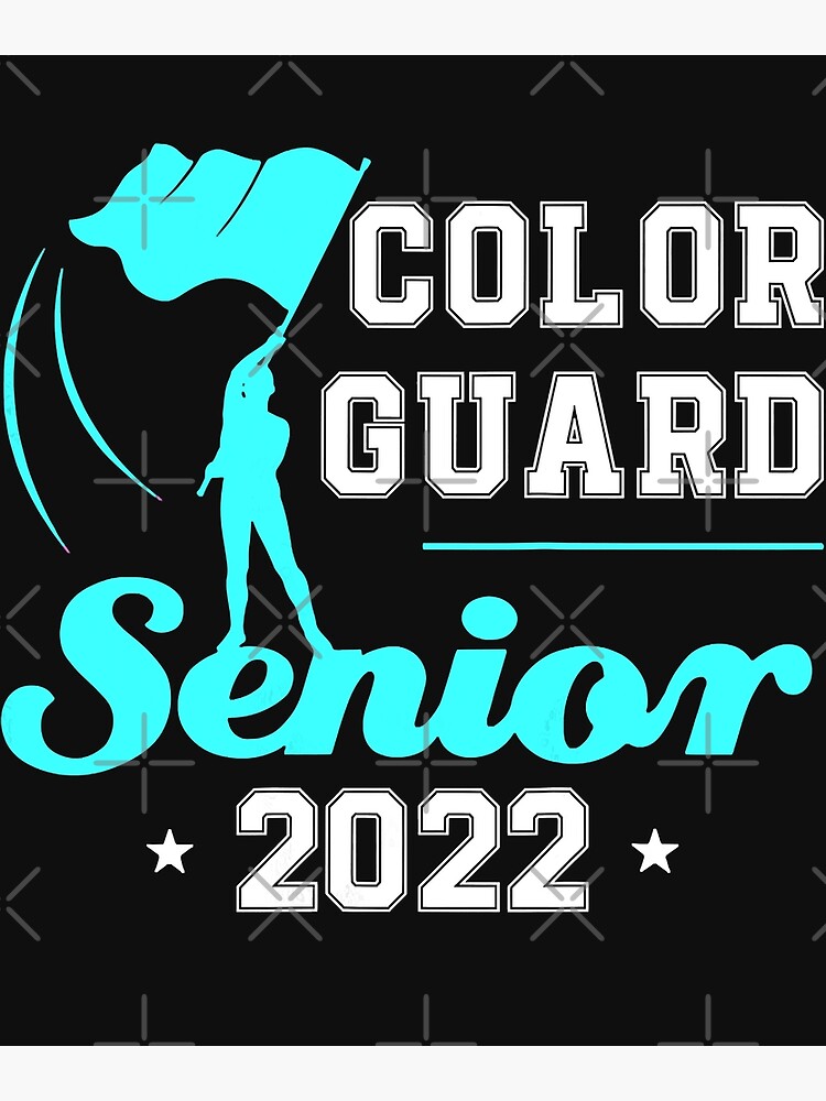 "Color Guard Senior 2022 Flags Graduation High School " Photographic ...