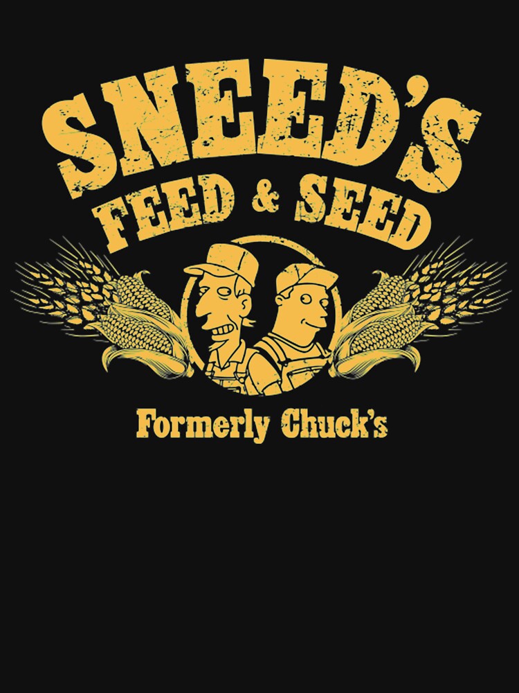 "Sneed's Feed and Seed Shirt" T-shirt for Sale by floorwhoa921 | Redbubble | simpsons t-shirts ...