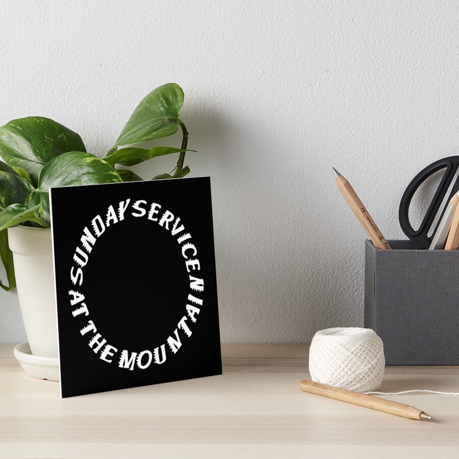 "The Sunday Service Choir is an American gospel group" Art Board Print ...