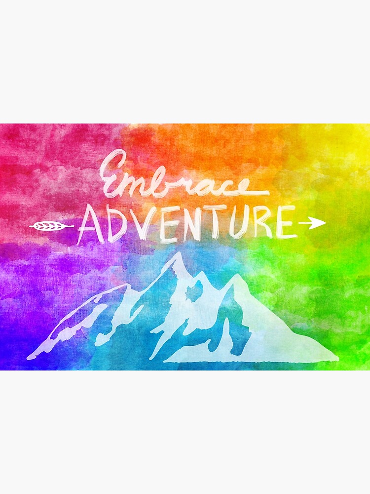 ""Embrace Adventure" Inspirational Word Art" Photographic Print for ...