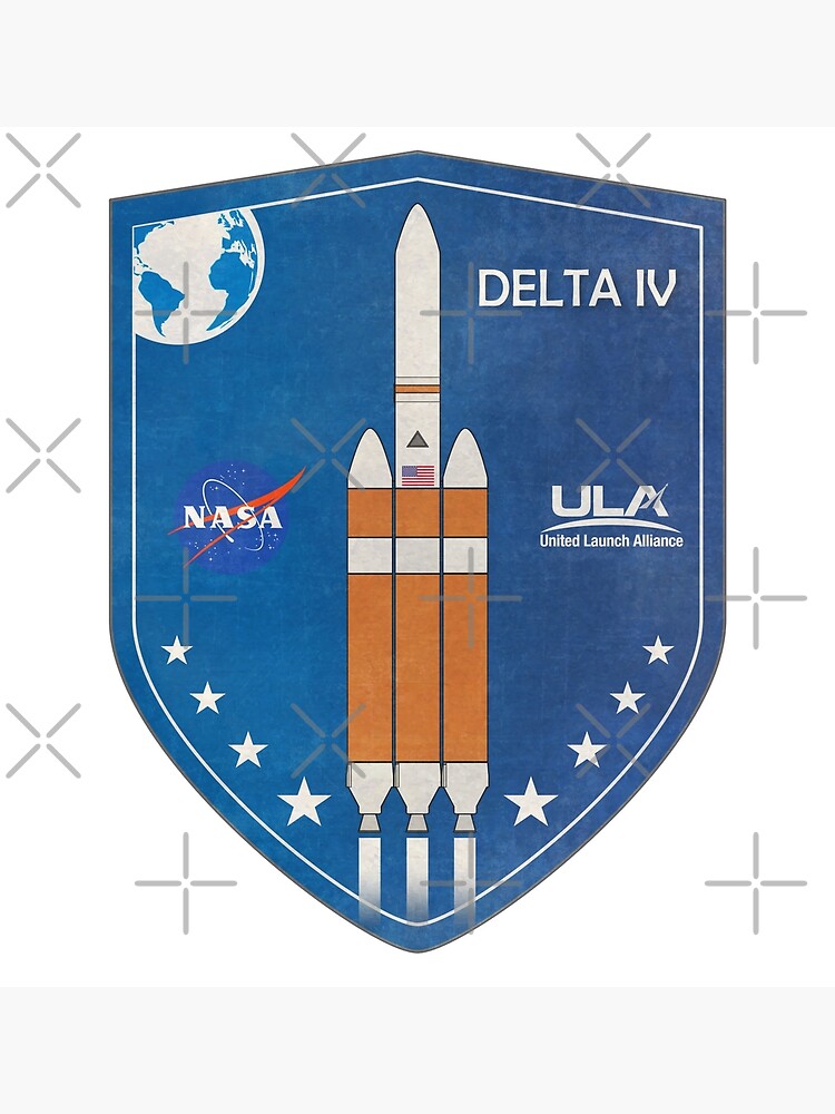 "Delta IV Rocket Badge" Framed Art Print for Sale by BGALAXY | Redbubble