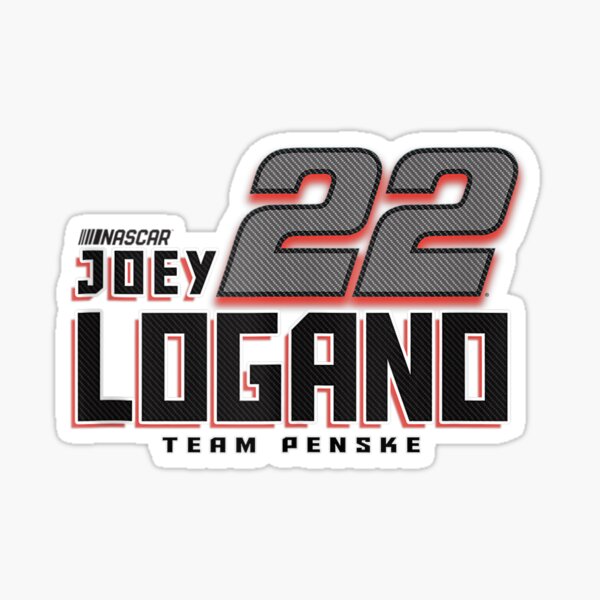 "NASCAR - Joey Logano - Carbon Fiber " Sticker for Sale by EverydaySu ...