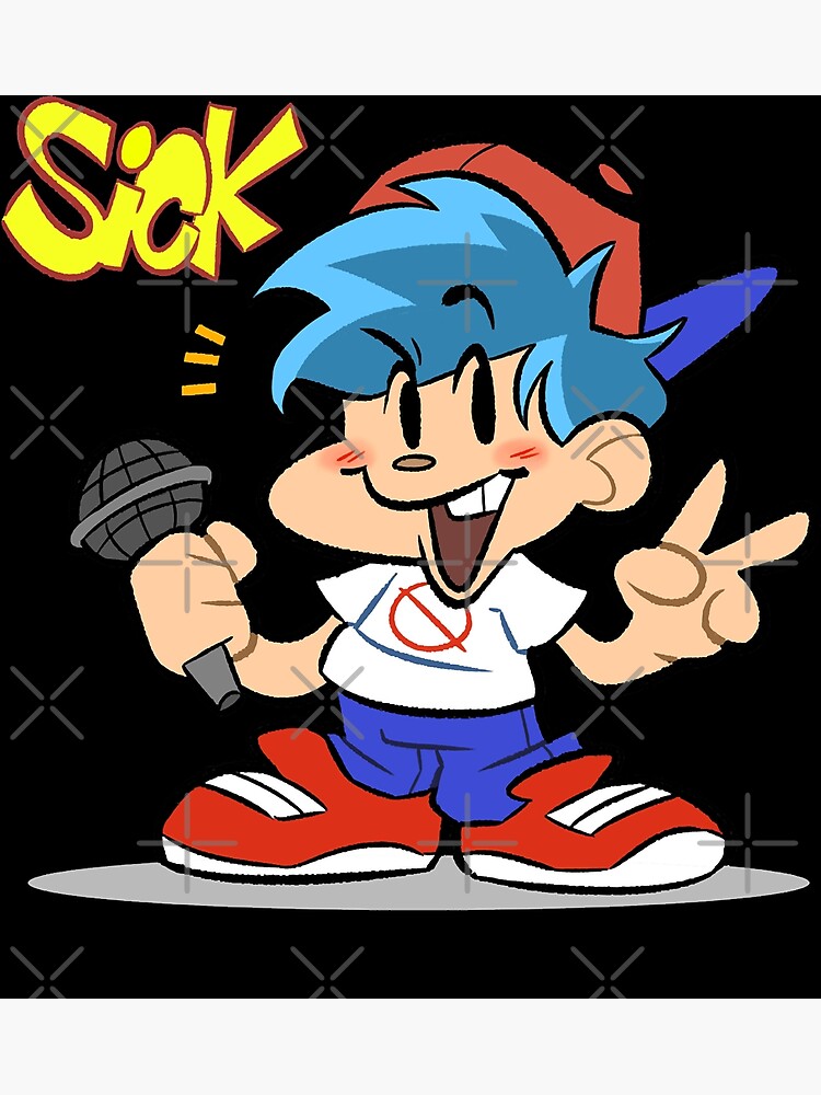 "Hi Sick Friday Night Funkin - Sky Classic - Kids Adult Gift Classic ...