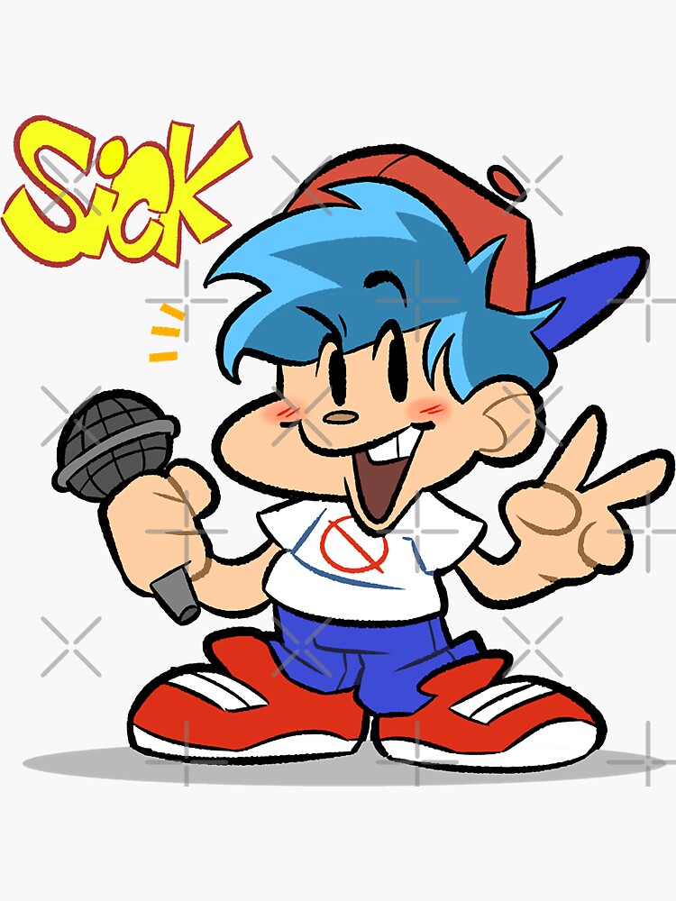 "Hi Sick Friday Night Funkin - Sky Classic - Kids Adult Gift Classic ...