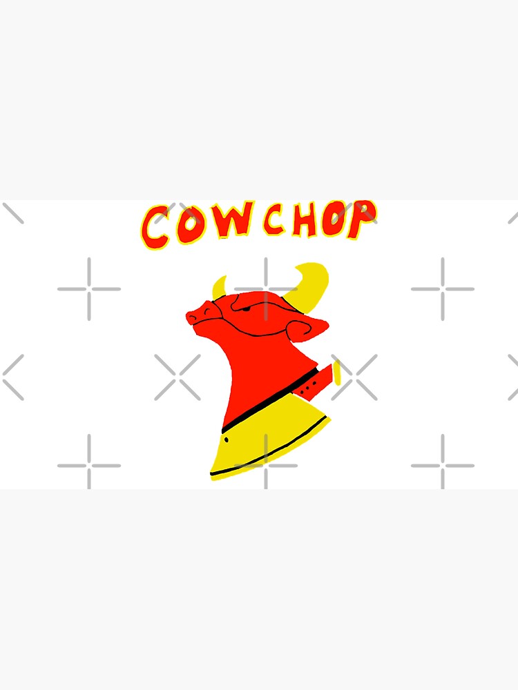 "The Updated Days Cow Chop - Cow Chop Logo Funny head" Cap by ...