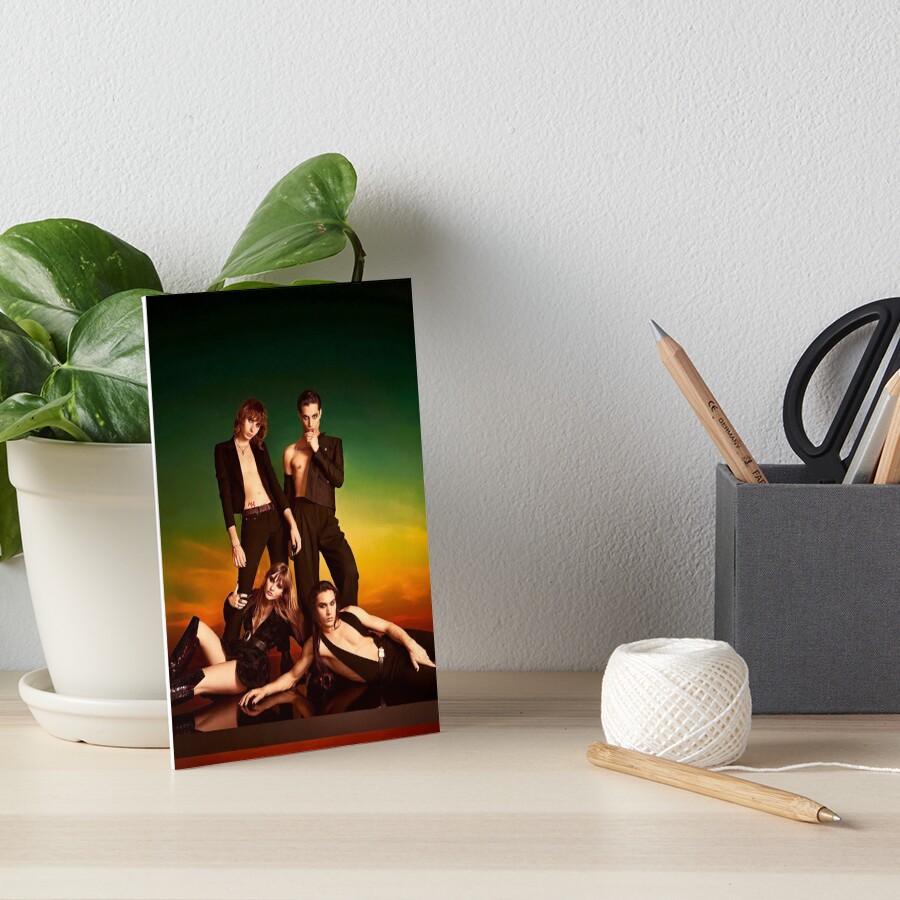 "Maneskin new poster magazine " Art Board Print by TessyArt | Redbubble