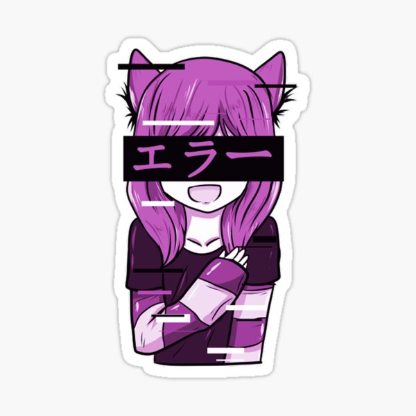 "Anime Manga Girl Censored Error" Sticker for Sale by DuPois92 | Redbubble