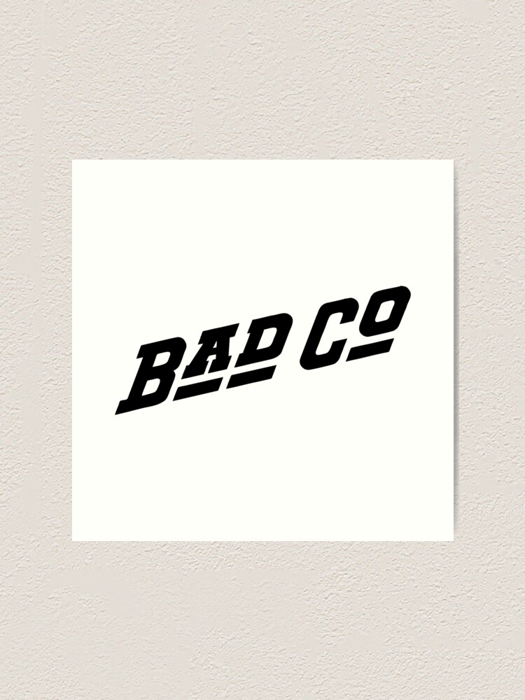 "Bad Company Bad Co Logo" Art Print by tunables | Redbubble