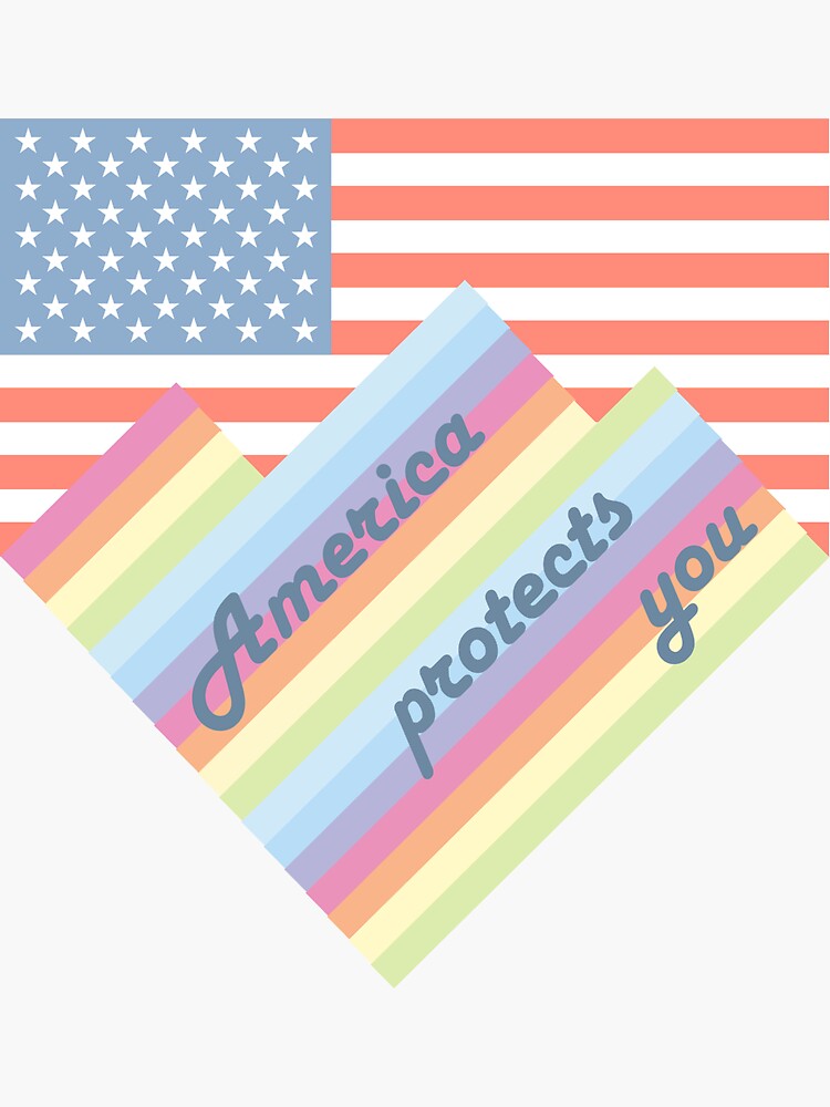 " American Flag mountains rainbow American independence America ...