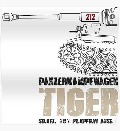 Tiger Tank: Posters | Redbubble