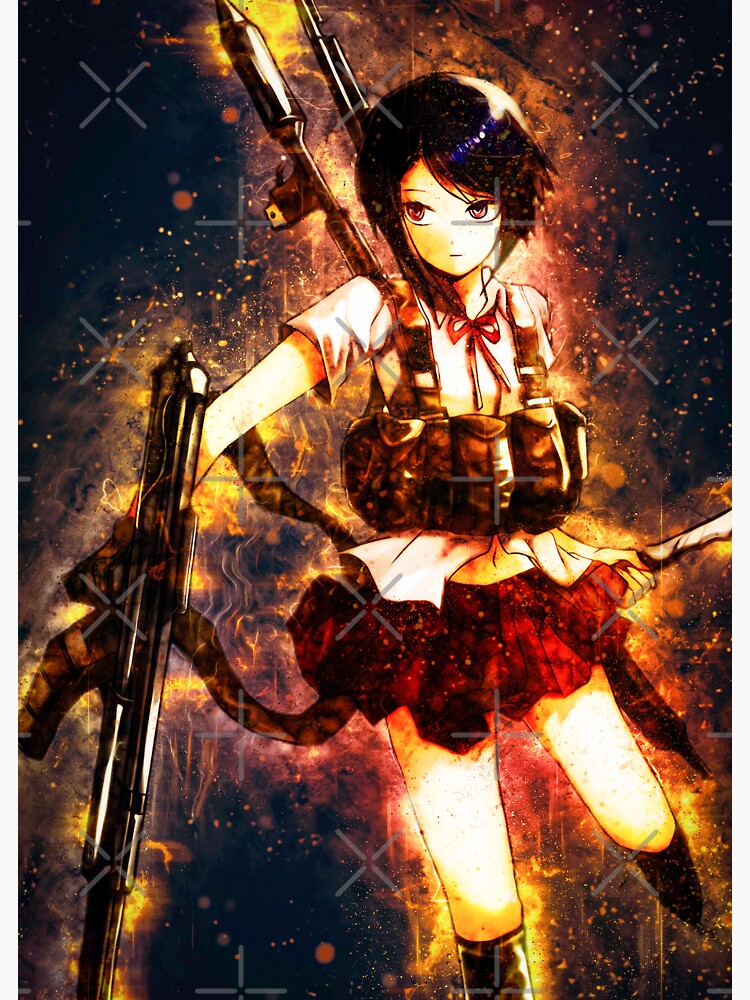 "Mukuro Ikusaba Danganronpa" Sticker for Sale by Spacefoxart | Redbubble