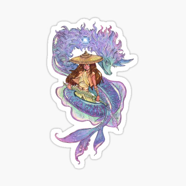 "Raya (Fanart)" Sticker for Sale by Swinnen | Redbubble
