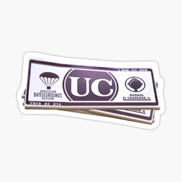 "Pubg UC" Sticker for Sale by FUNKYouPRODUCT | Redbubble