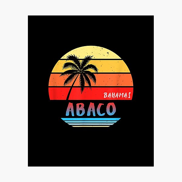 "Vintage Abaco, Bahamas Patriotic Flag " Photographic Print for Sale by ...