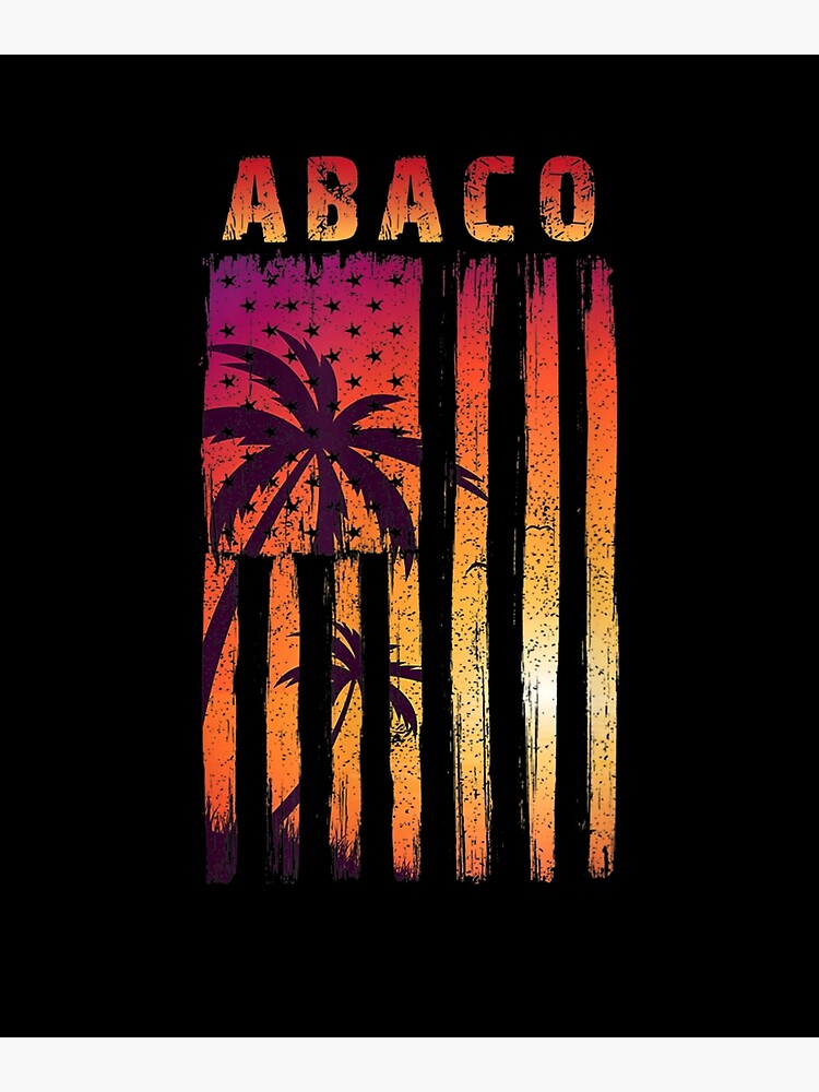 "Vintage Abaco, Bahamas Patriotic Flag " Art Print for Sale by loka-Art ...