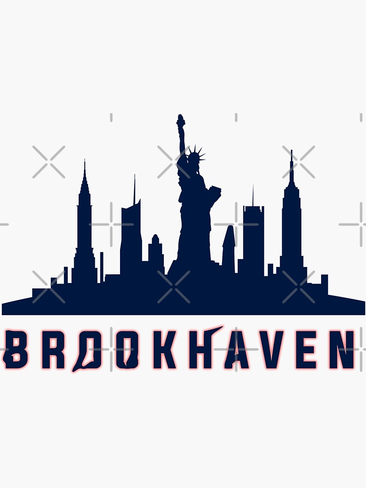 "Brookhaven Long Island New York" Sticker for Sale by Club7Studios ...