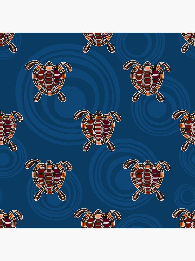 "Aboriginal Terrapin/Turtle Pattern. Australian animal art in ...