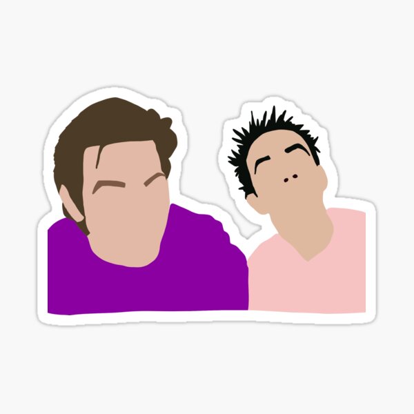 "Dick and Dom" Sticker for Sale by Phoebestorm | Redbubble
