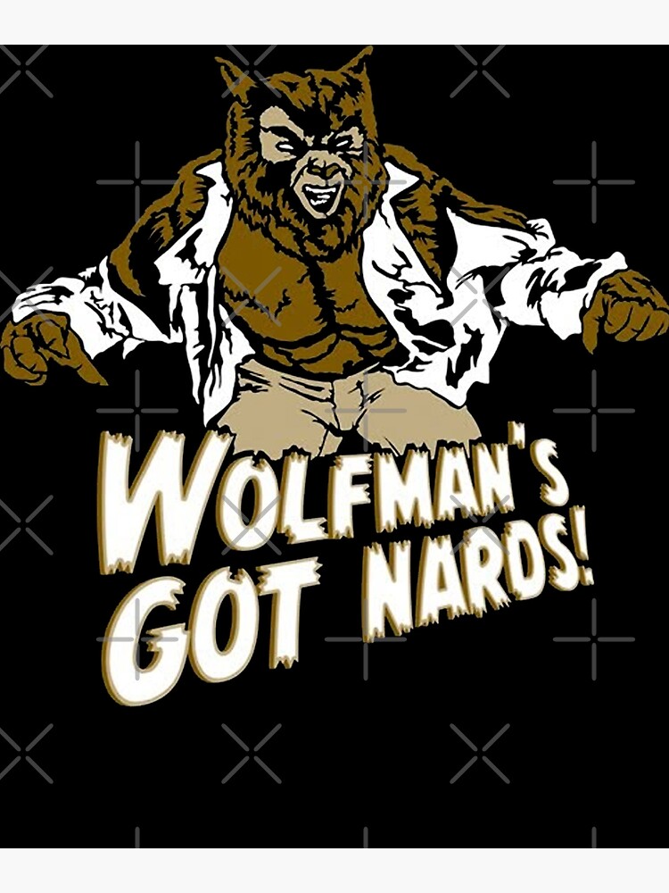 Lámina fotográfica «586 Wolfman tiene nardos monstruo divertido 80 ...
