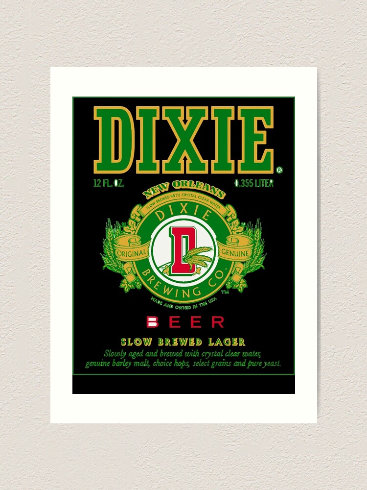 "DIXIE BEER LOGO" Art Print for Sale by SusanCVigil | Redbubble