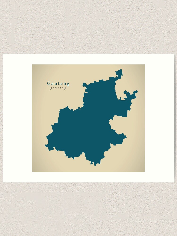 Gauteng Map South Africa