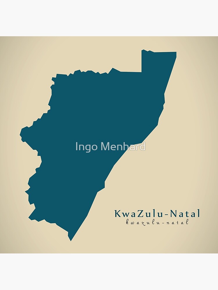 kwazulu natal map south africa